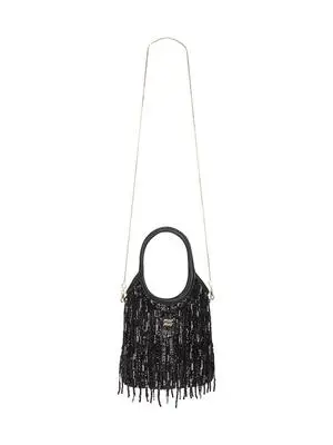 Miu Miu Beaded Ivy Bag - Nero