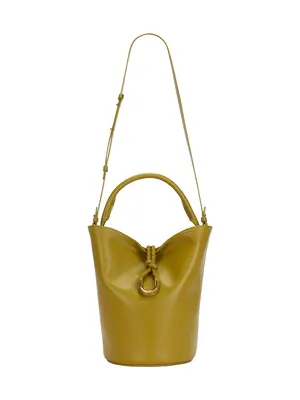 Bottega Veneta Liberta Bucket Bag - Limonite & Muse Brass