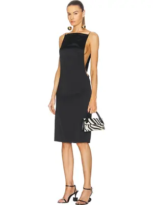 Jacquemus La Robe Spoglio - Black