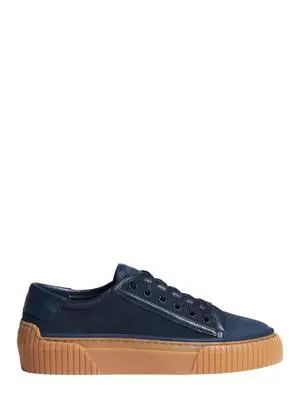 ME+EM Canvas Low Top Sneakers - Navy