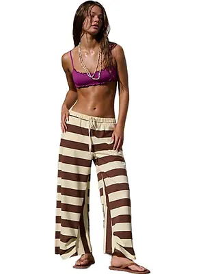 Free People Dakota Pants Sand Combo