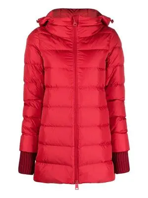 Herno Chamonix A-shape Padded Coat - Red