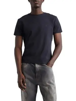 Acne Studios Eram U Face Patch T-shirt - Black