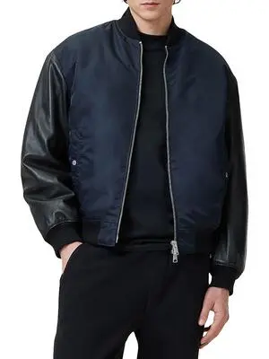 ALLSAINTS Myler Bomber Jacket Black/ink