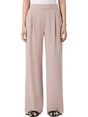 ALLSAINTS Aleida Wide Leg Trousers - Lilac Purple