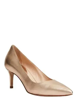Bruno Magli Tara Pointed Toe Pump - Gold