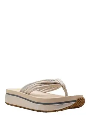 VOLATILE Stargazer Platform Flip Flop - Silver