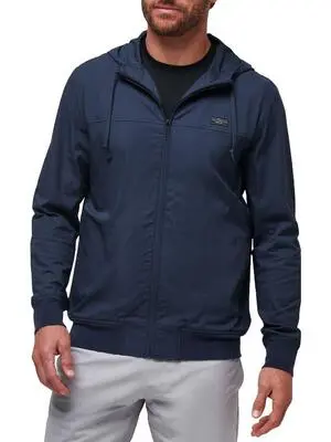 Travis Mathew Wanderlust Hooded Jacket - Mood Indigo