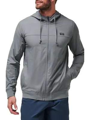 Travis Mathew Wanderlust Hooded Jacket - Quiet Shade