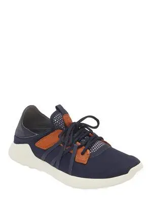 Olukai Manele Lace Up Golf Shoe - Trench Blue/trench Blue