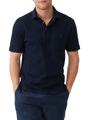 Rodd & Gunn Huntsbury Texture Polo Navy