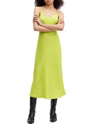 ALLSAINTS AllSaints Bryony Slipdress Zest Lime Green