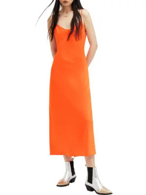 ALLSAINTS AllSaints Bryony Slipdress Zesty Orange