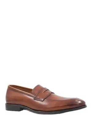 Bruno Magli Maioco Penny Loafer - Cognac Calf