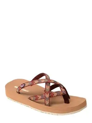 Minnetonka Minnetonka Hanna 2.0 Flip Flop Brown