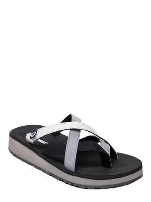 Minnetonka Minnetonka Hanna 2.0 Flip Flop Grey Multi