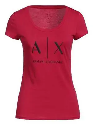 Armani Exchange Armani Exchange Pima Cotton T-Shirt Red