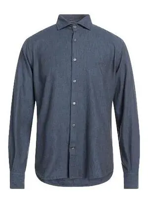 BROOKSFIELD Shirt Size Cotton - Navy