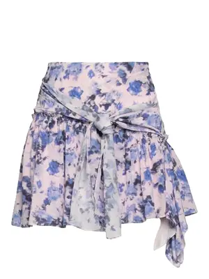 Isabel Marant Light Silk Mini Skirt - Pink