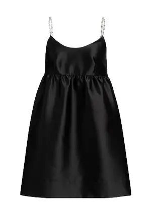 Sandro Flared Mini Dress - Black