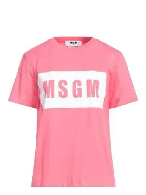 MSGM T-shirt In Cotton - Magenta