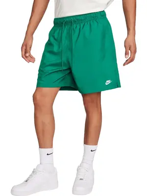 Nike Nike Club Woven Flow Shorts Malachite/white