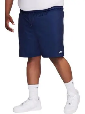 Nike Nike Club Woven Flow Shorts Midnight Navy/ White