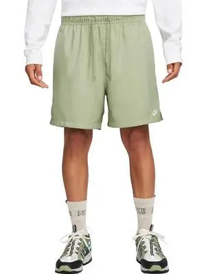 Nike Nike Club Woven Flow Shorts Oil Green/ White