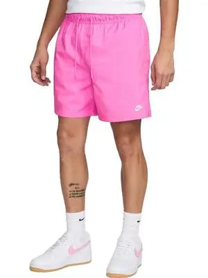 Nike Nike Club Woven Flow Shorts Playful Pink/white