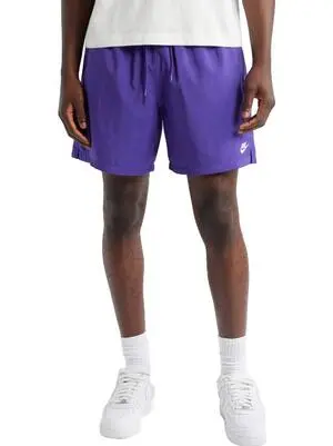 Nike Nike Club Woven Flow Shorts Wild Grape/white