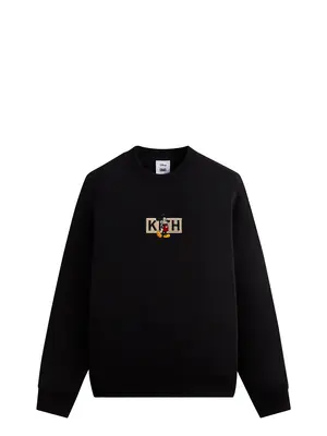 Kith For Mickey & Friends Cyber Monday Mickey Classic Logo Crewneck - Black