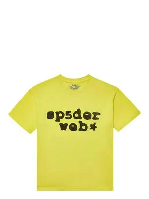 SP5DER Web Tee - Yellow