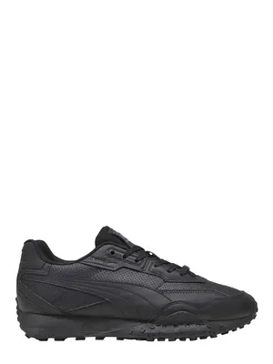 PUMA Blacktop Rider Leather Sneakers - Black