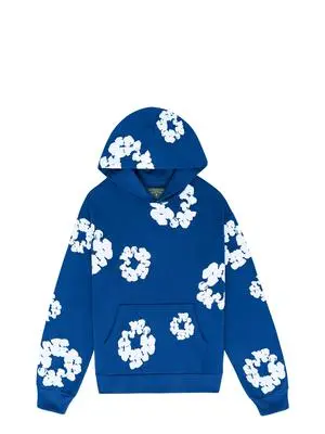 DENIM TEARS Cotton Wreath Sweatshirt Blue