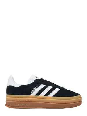 Adidas Gazelle Bold Gum Sneakers - Black