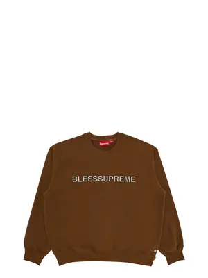 Supreme Supreme X Bless Crewneck Brown