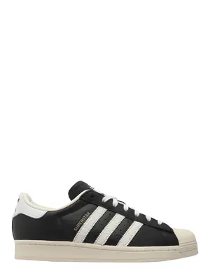 Adidas Superstar Debossed Stripe Sneakers - Black