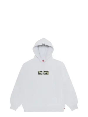 Supreme Box Logo Hooded Sweatshirt - Grey