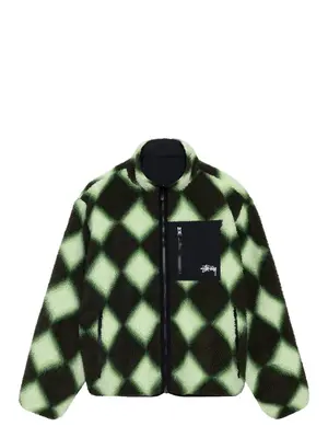 StÜssy Sherpa Reversible Jacket - Green