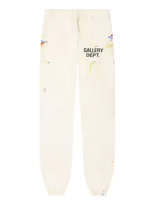 GALLERY DEPT. Logo Sweatpants 'antique - White