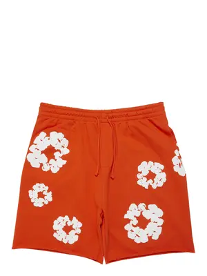 DENIM TEARS Denim Tears The Cotton Wreath Shorts Orange