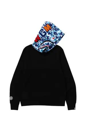 A BATHING APE Abc Camo Shark Pullover Hoodie - Black