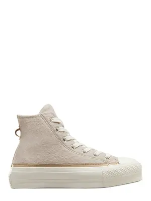 CONVERSE Chuck Taylor All Star Lift Platform High Top Sneakers Cream