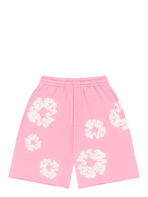 DENIM TEARS The Cotton Wreath Shorts - Pink