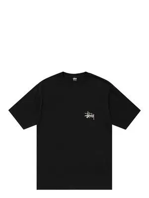 StÜssy Pigment Dyed Built Tough Tee - Black
