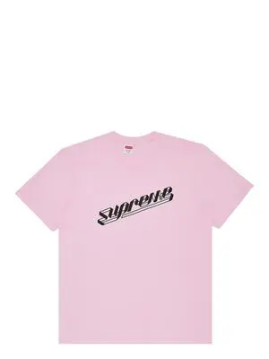 Supreme Banner Tee 'light Pink' Pink