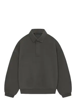 Fear Of God Long-Sleeve Polo Black