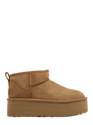 UGG Classic Ultra Mini Platform Boots - Brown