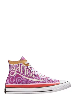 CONVERSE Willy Wonka X Chuck Taylor All Star High 'swirl' Sneakers - Purple