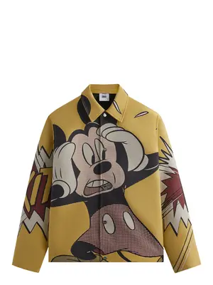Kith For Mickey & Friends Tapestry Coaches Jacket - Cream